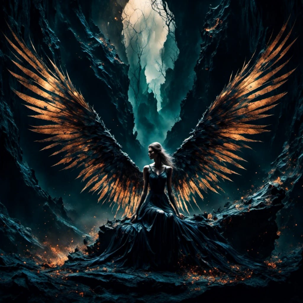 Dark Angel Fantasy Art | Brood of Angels